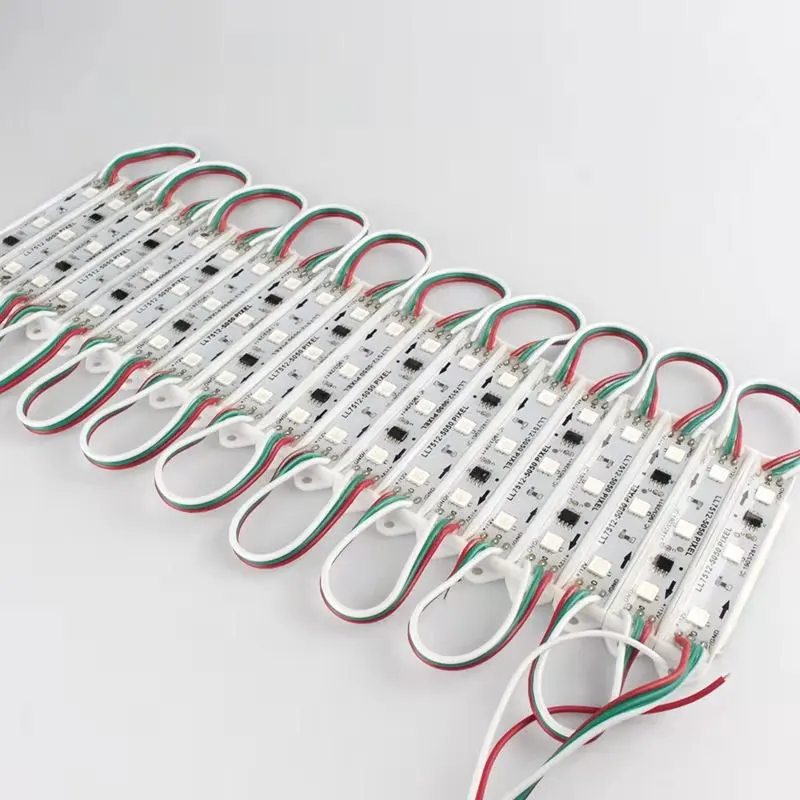 5050 5054 LED Modules 3 Led DC 12V Waterproof Advertisement Design 75* ...