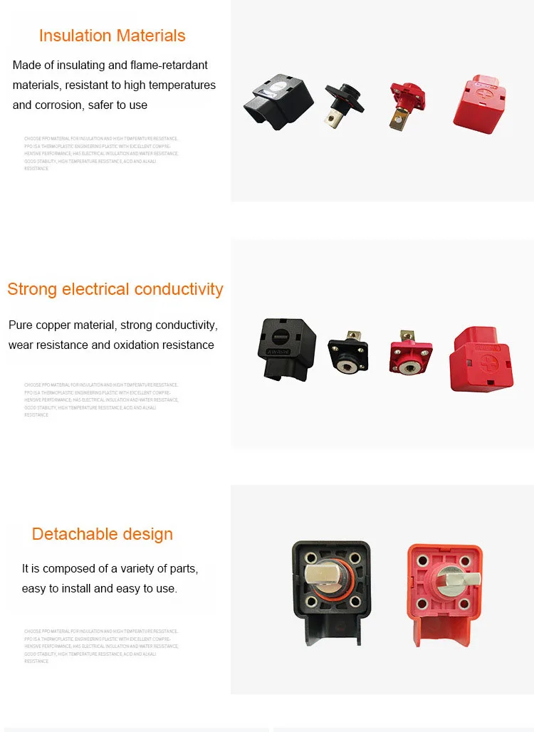 200a Dcwaterproof And Fireproof Terminal Block Lithium Battery Pure ...