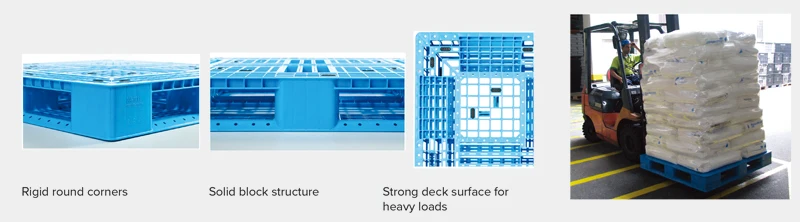 1100x1100 Logistics Plastic Pallets Warehouse Storage Plastic Pallet ...