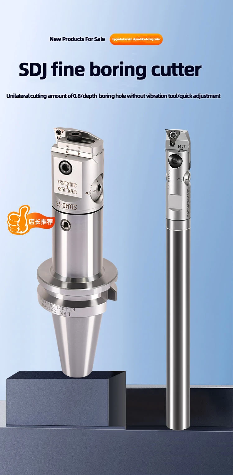 Fine Boring Head Bt40 Tool Holder Boring Bar Sdj Bore Tools Boring ...
