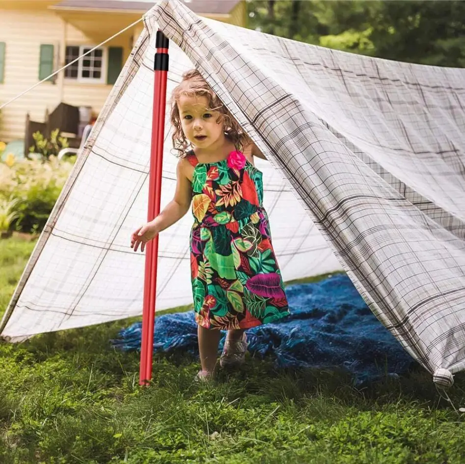 Customized Adjustable Folding Tent Pole 7001 Aluminium Alloy Tent Poles ...