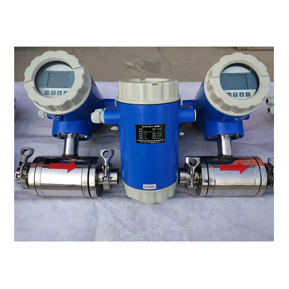 Clamp Magnetic Insertion Flow Meter Electromagnetic Plug In Flowmeter Water Kaifeng Meter ...
