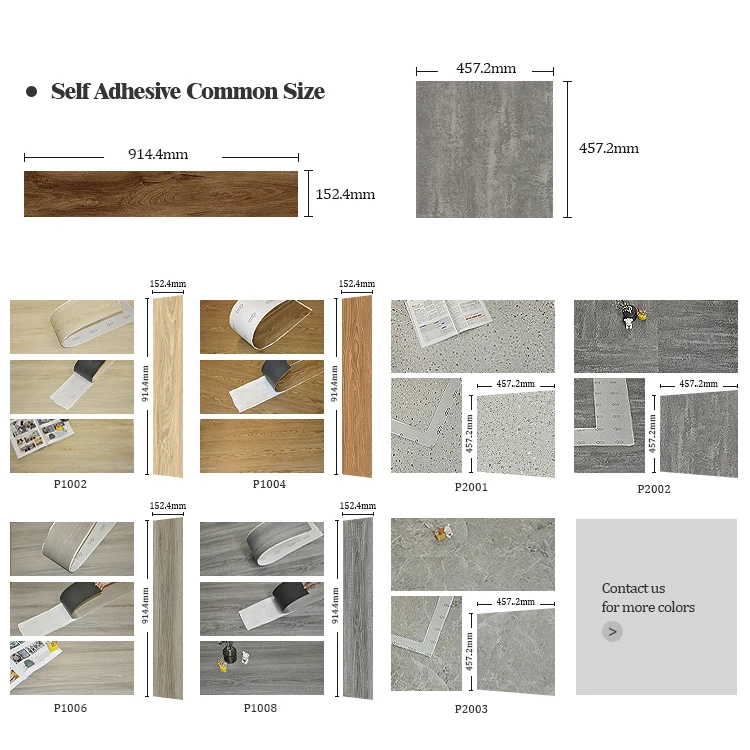 Best Modern Style Vinyl Plank Flooring Selections Self Adhesive ...