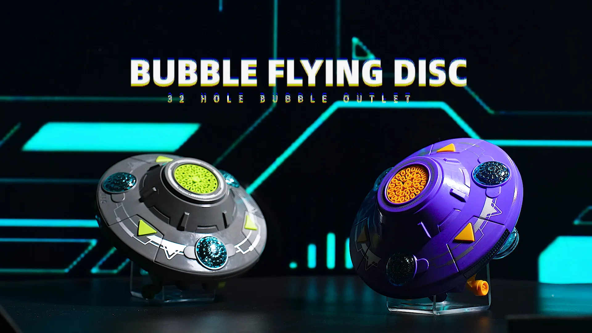 21 Hole Illuminated Rotating Bubble Toy Dragon Year Fireworks Bubble ...