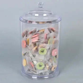 Large European Style Eco-friendly Plastic Candy Jar With Plastic Lid ...
