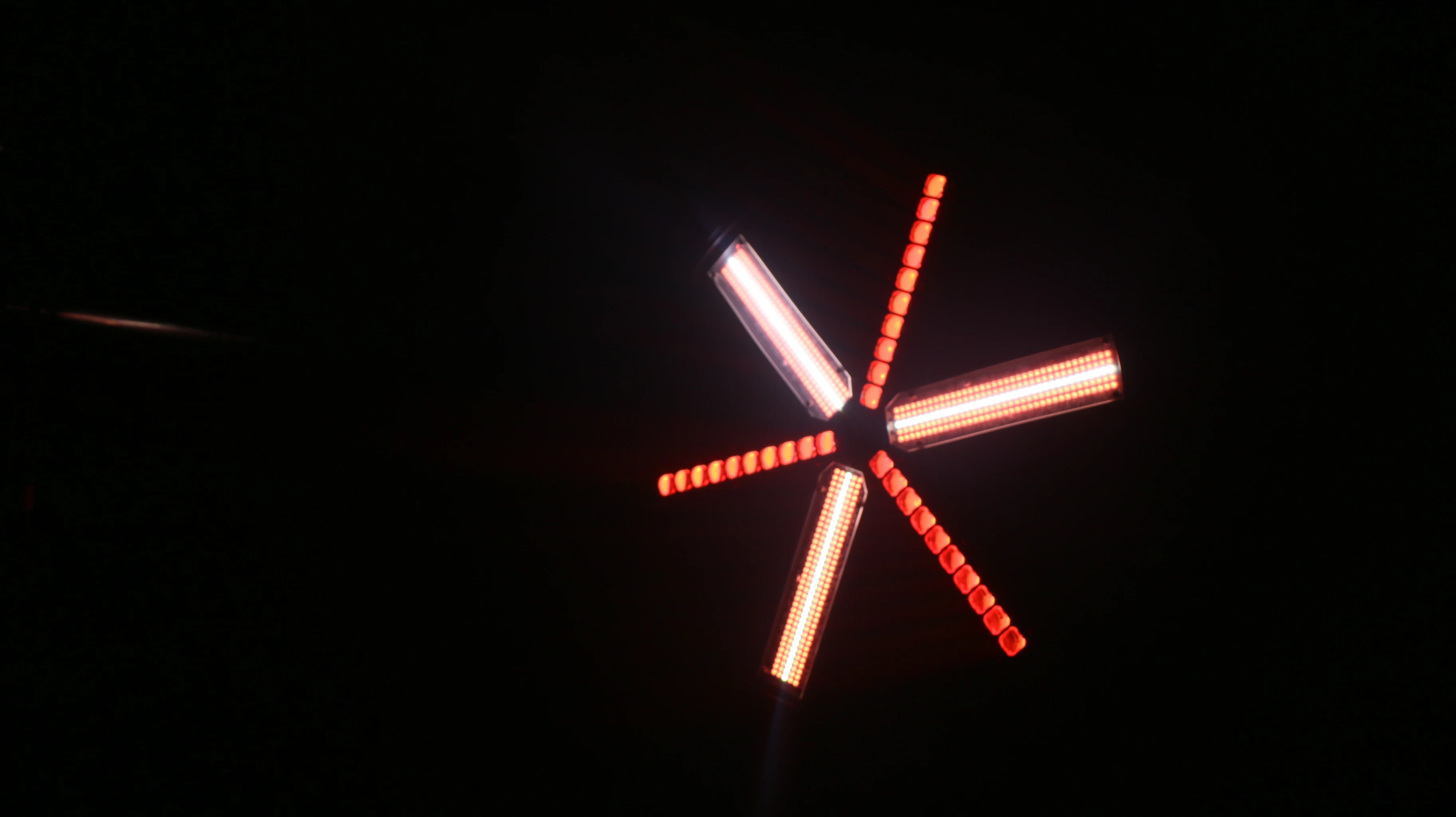 Fan Effect Led Windmill Background Light RGB Led Matrix for Dj Disco ...