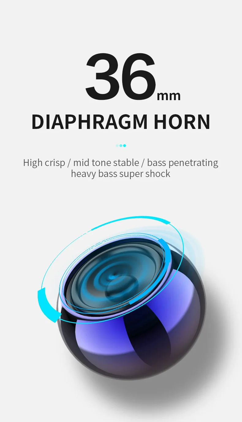 Round Bed Sound Empty Box Speaker 3 Way Small Computer Mini Speaker M3 ...