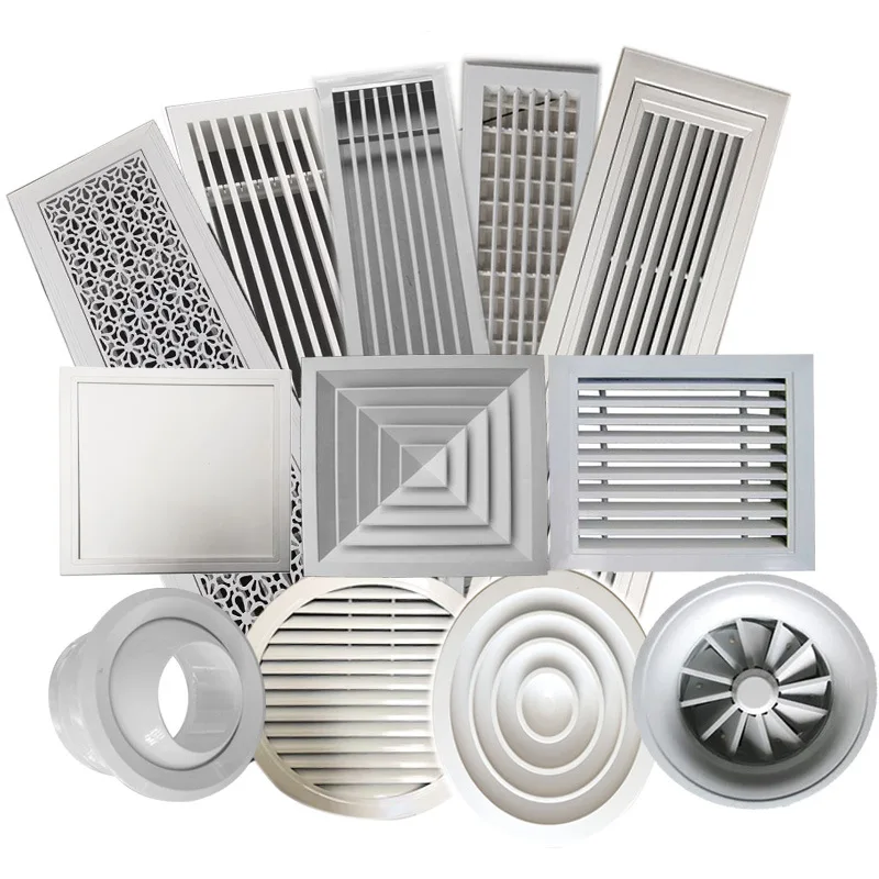 Aluminum Ventilation Grille for Window AC - Durable & Stylish