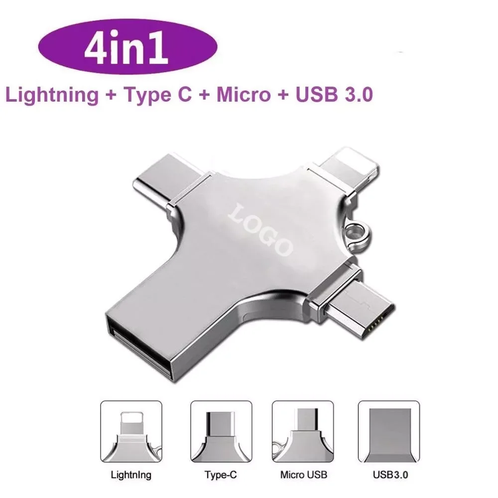 4 in 1 Usb 3.0 Flash Drive Otg Pen Drive 512gb,4 in 1 High Speed Usb ...