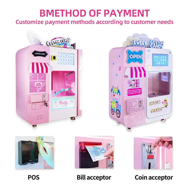 Top List Automatic Electric Cotton Candy Machine Stainless Steel Flower ...