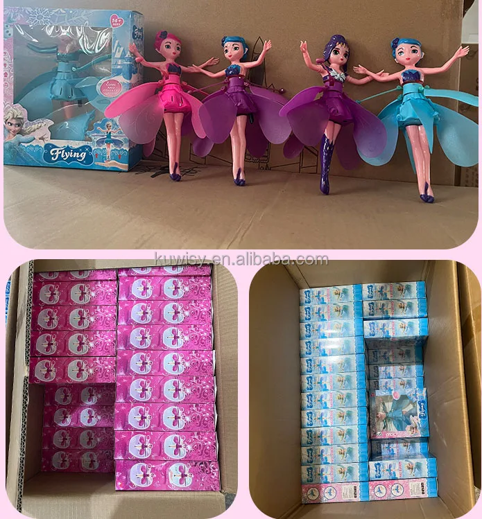 Little Fairy Dancing Toy Gesture Inductive Aircraft With Sensors Mini ...