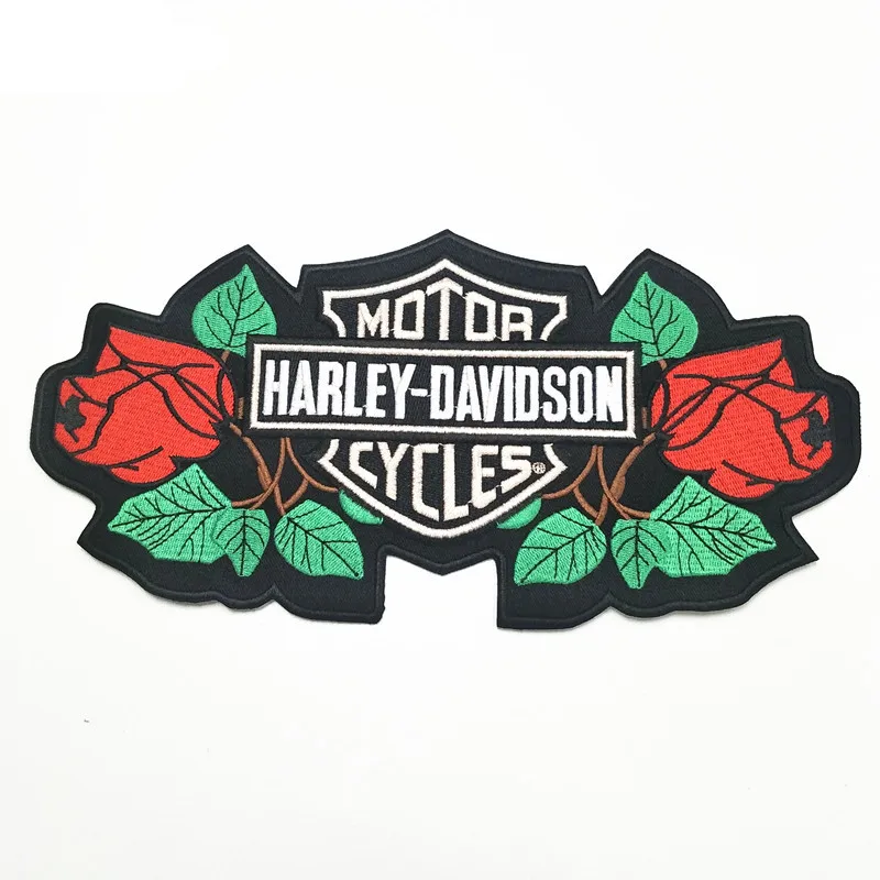 Custom Large Biker Motorcycle Club Iron On Embroidery Patch Embroidered ...