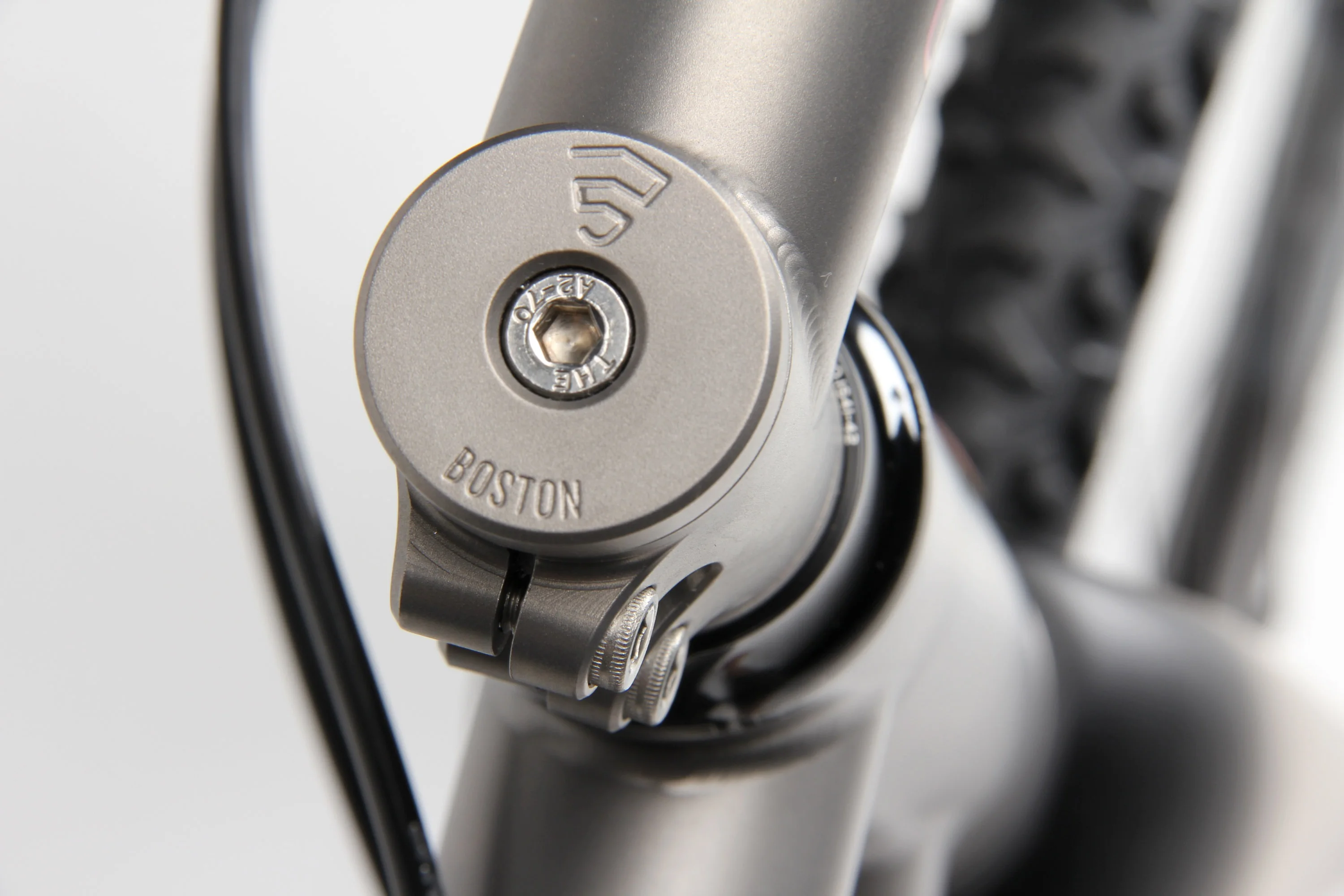 Titanium Headset Stem for Mountain Bikes - Durable & Lightweight