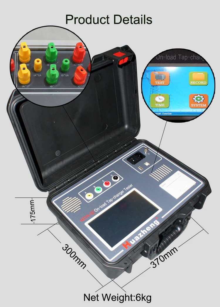HZYA-3Z Power Transformer Testing On-Load Tap-Changer AC Parameter ...