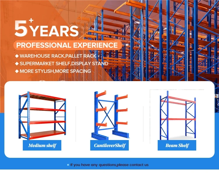 Warehouse Racking Heavy Duty Beam Racking Warehouse Shelving Multi ...