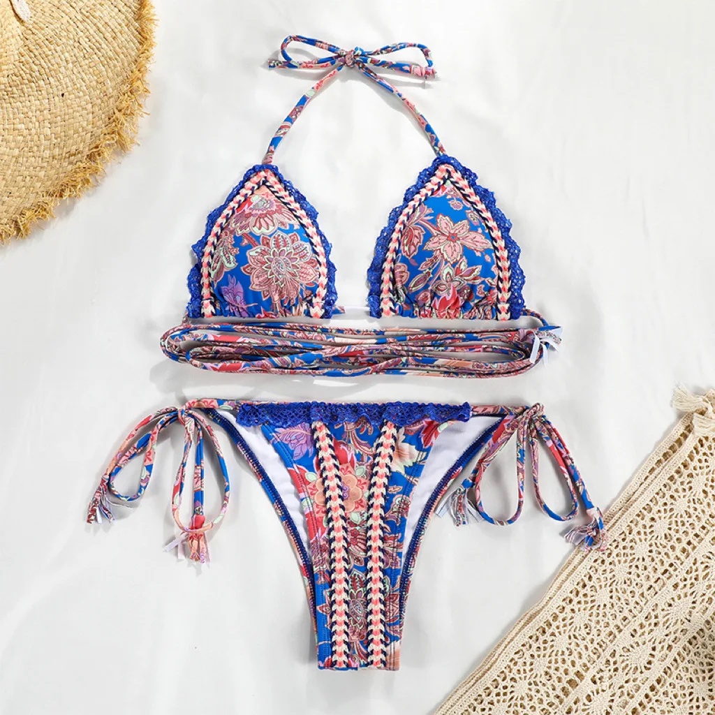 Hot Sexy New Custom Printed Sexy Knitted String Brazilian Thong Bikinis & Beachwear| Alibaba.com