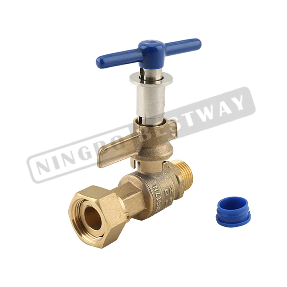 Bwva Normal Temperature Pn16 Bar Brass Ball Valves Cw617n Brass Natural Brass Water Valve With ...