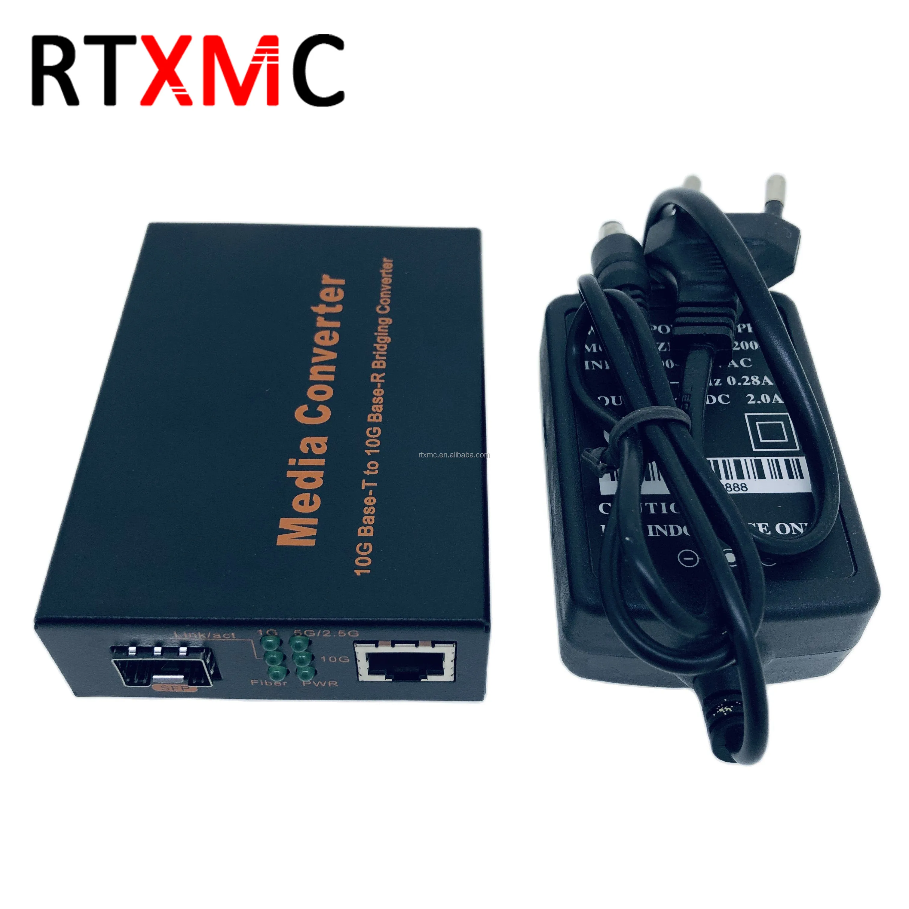 10g Fiber Media Converter Price 10g 20km With 1 Rj45 Sfp Fiber Optic ...