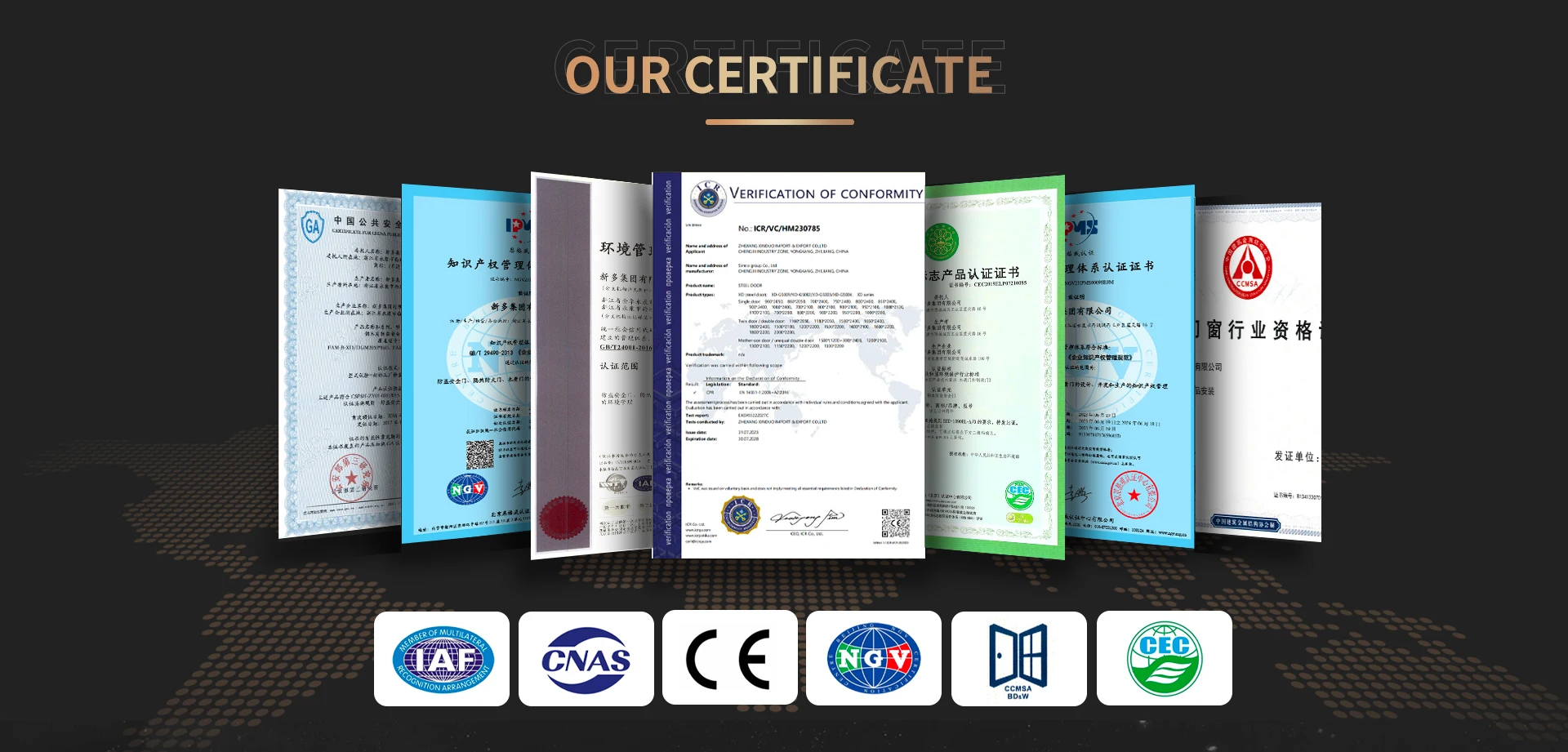 Company Overview - Zhejiang Xinduo Import & Export Company Limited