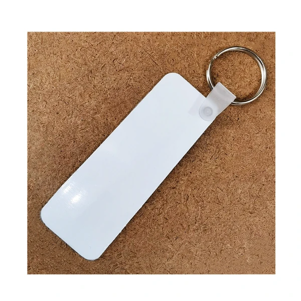 Hot Sales White Blank Printable Sublimation Aluminum Keychain Tags ...