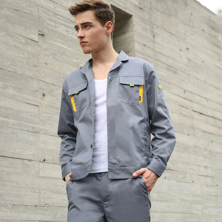 Auto Repair Factory Overalls Custom Engineering Wear-resistant Turndown ...