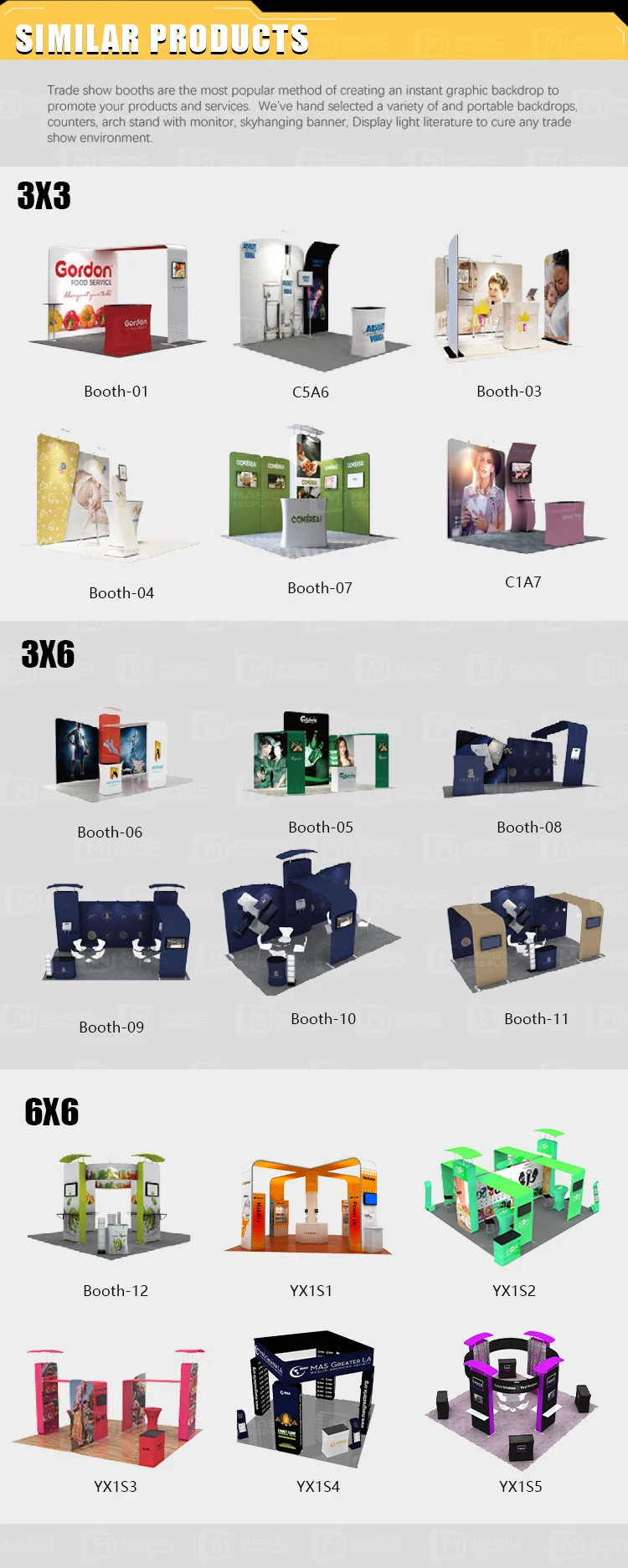 3x3 M Quick Set up Aluminum Alloy Tube Exhibition Stand 10x10 Portable ...