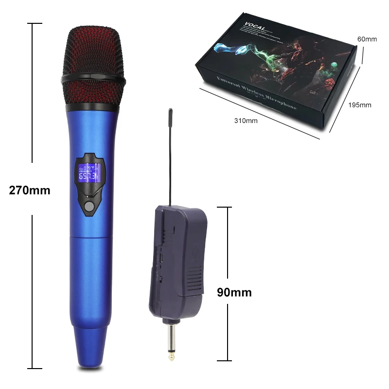 Isonger Dual Professional Wireless Microphone Outdoor Event Sound ...