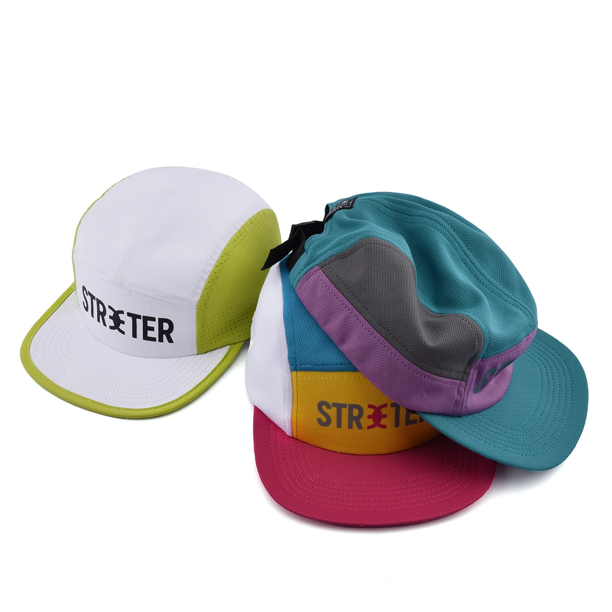 Polyester Running Cap 5 Panel Custom Embroidery Patch Baseball Cap ...