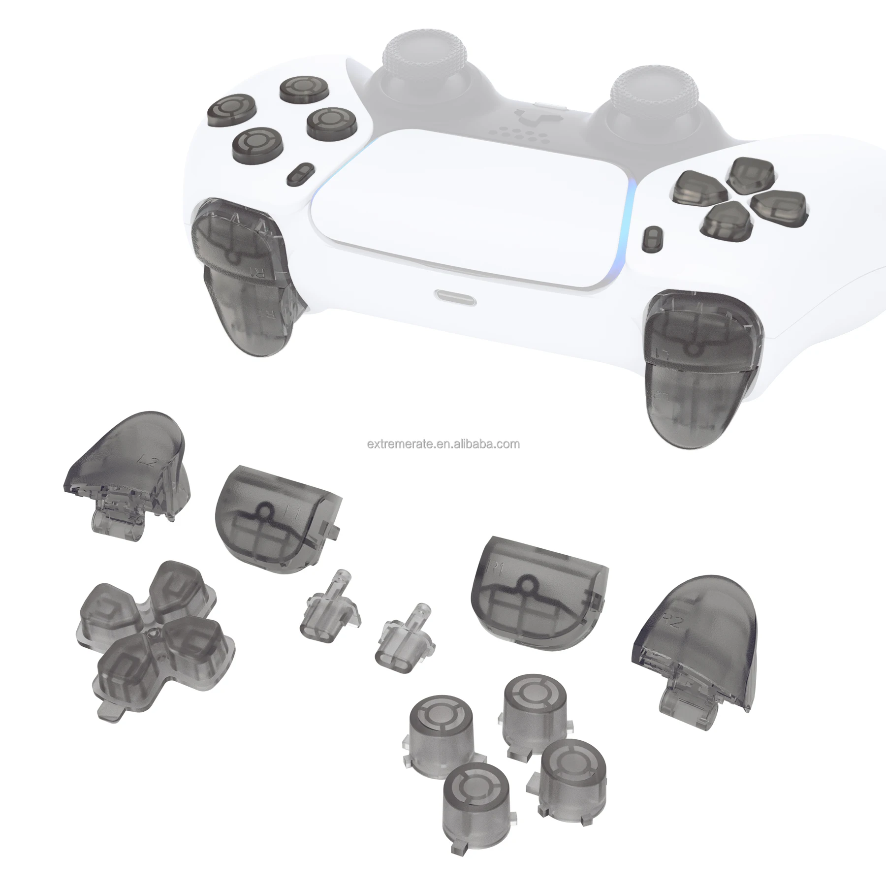 Extremerate Replacement D-Pad R1 L1 R2 L2 Triggers for PS5