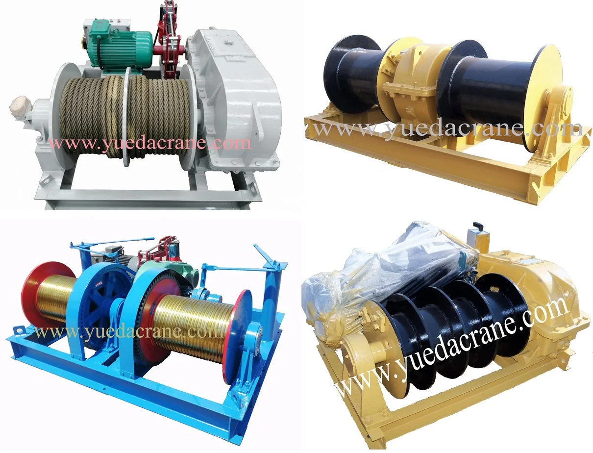 JM Model Two Drum Winch - 2x10ton Electric Winch with Clutch