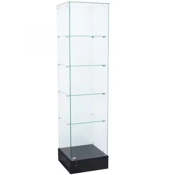 Frameless Glass Showcase Tower - Buy Toy Collection Glass Showcase ...