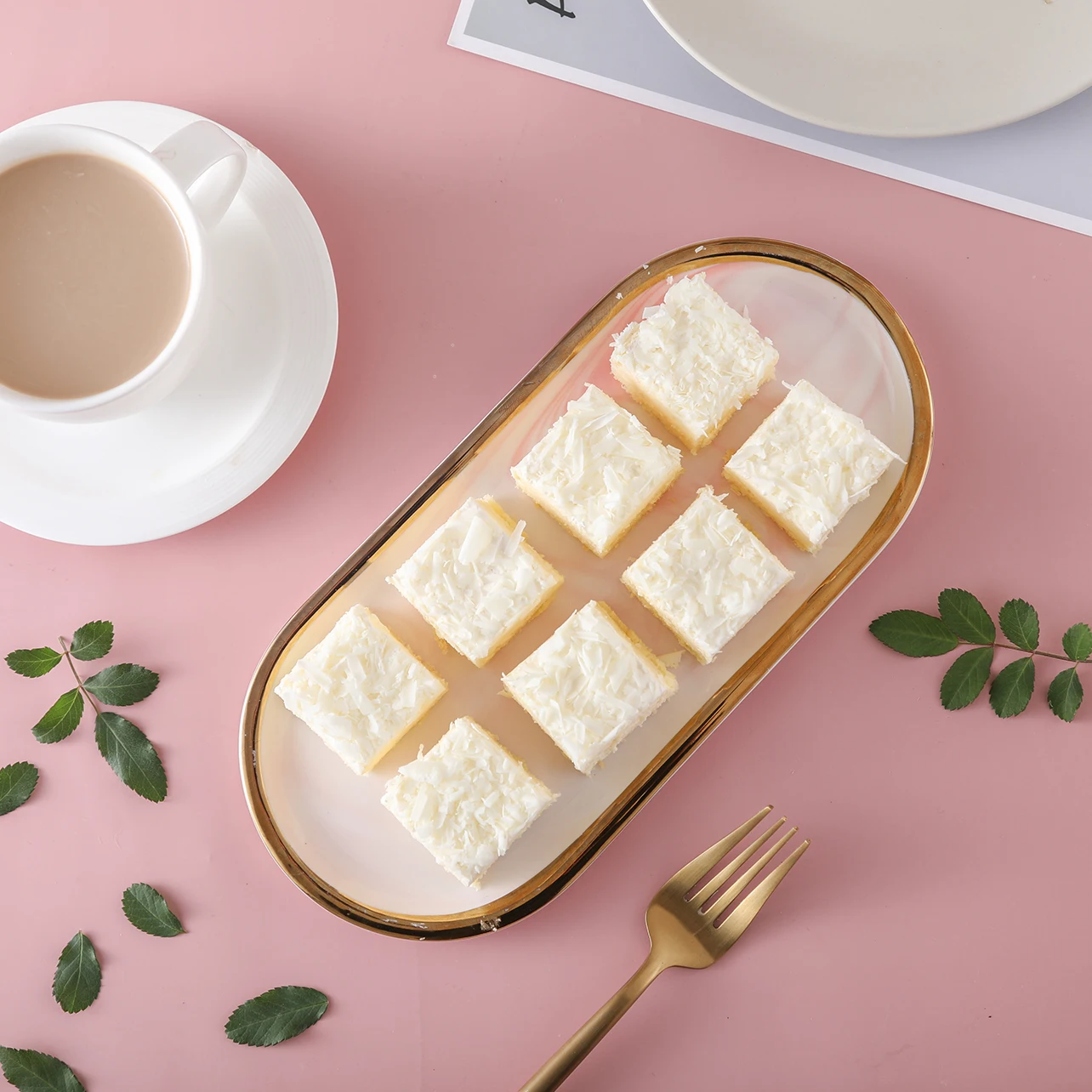 High-end Afternoon Tea Party Sell Well Snow Covered Milk Afternoon Tea ...