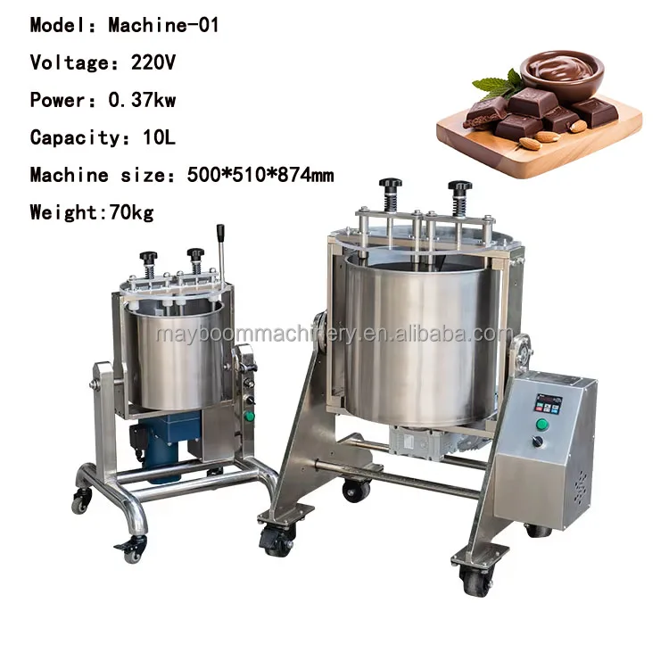 Continuous Refiner Verticale Refining Lab Small 500kg 100kg Chocolate ...