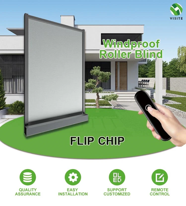 Inverted Curtains - Windproof Roller Blinds for Privacy