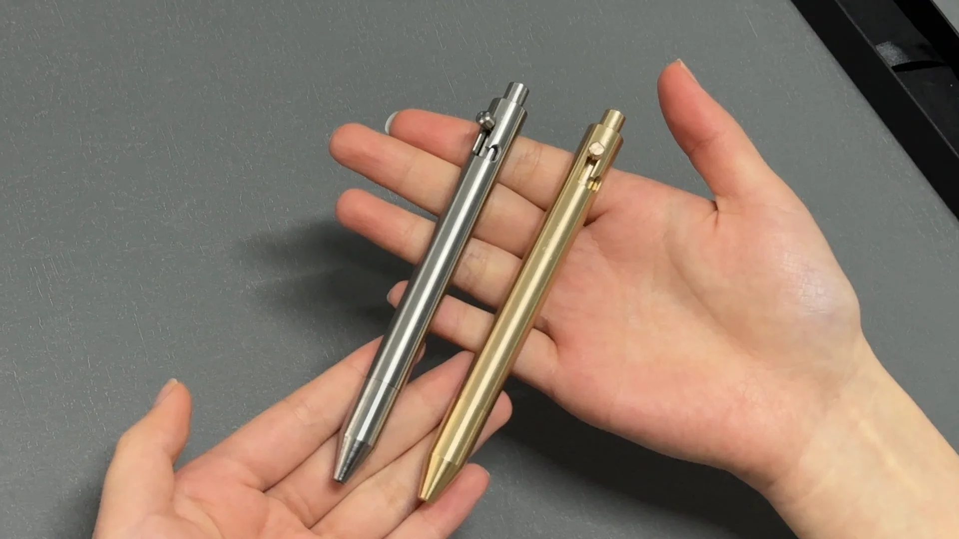 Multifunctional Mini Edc Titanium Bolt Action Pen For Stylish Signature ...