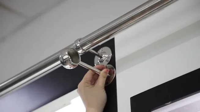 Stainless Steel Handrail Fittings Wall To Tube Connector Stair Railing ...