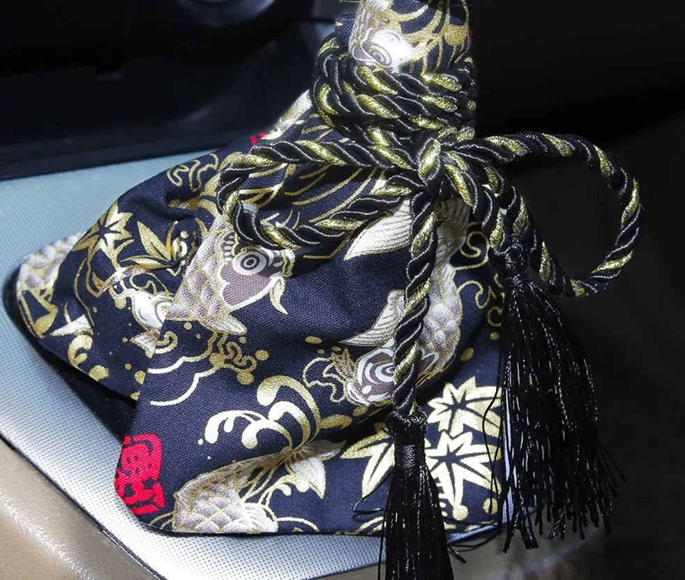 Fashion Jdm Accessories Pattern Style Canvas Katana Gear Shift Knob ...