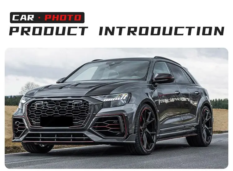 Dry Carbon Fiber M Style Body Kit for Audi RSQ8 Upgrade