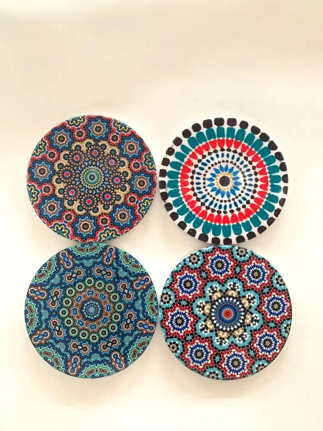 Factory Direct Sale Ceramic Coaster Custom Tea Coaster Moroccan Style ...
