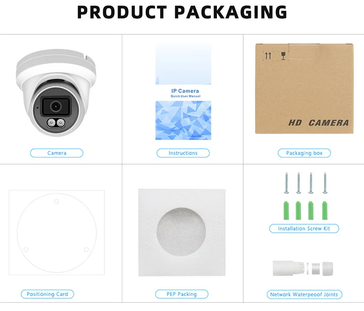 Hik TVT 6MP Colorvu IP Poe Camera - Plug and Play Security