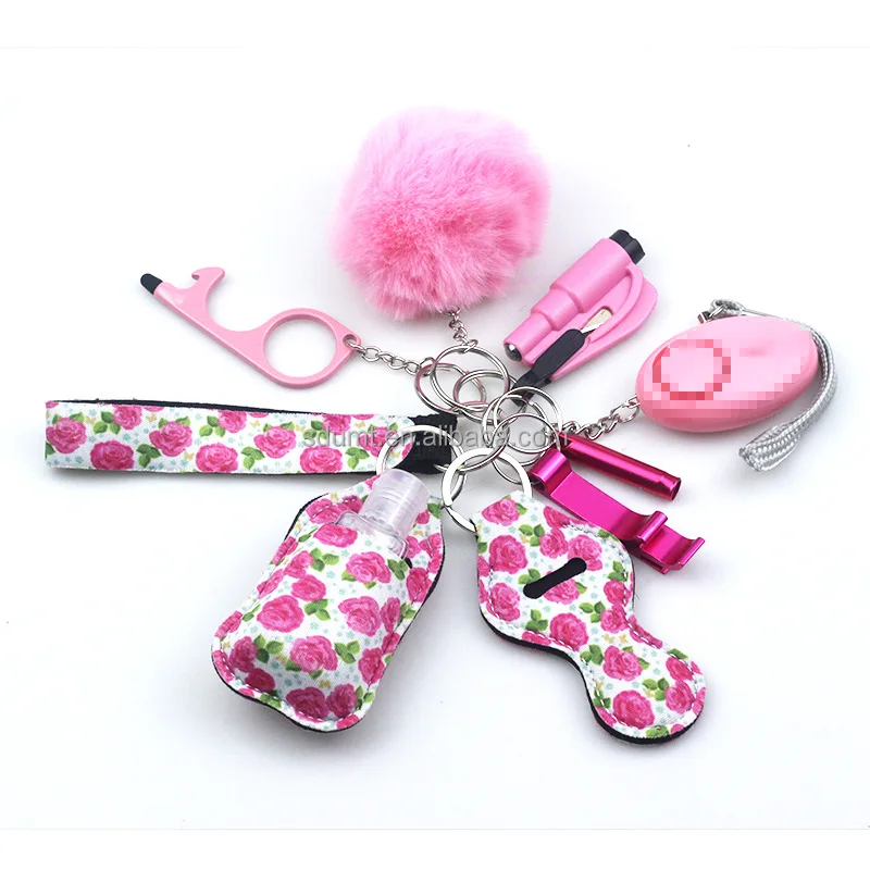 New Product Gift Self Defense Keychain Set Products Safety For Woman ...