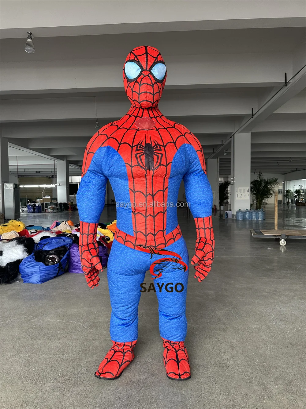 Adult Venom Inflatable Suit Cosplay Costume - Funny Party Dress for ...