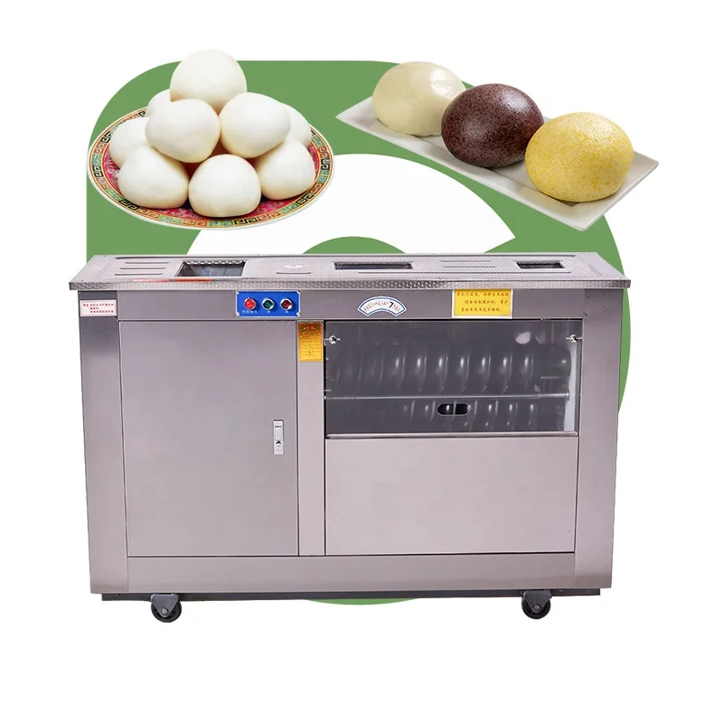 Commercial Automatic Divide Steam Buns Vertical Rounder Dough Bun ...