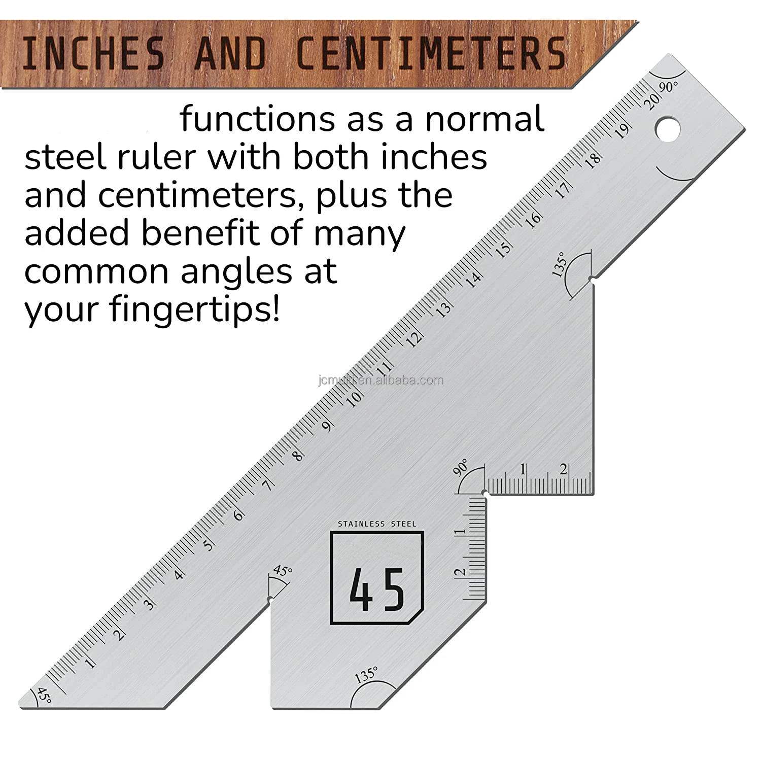 Soft Magnetic Ruler - Easy Read Gradation Marks Between Inches