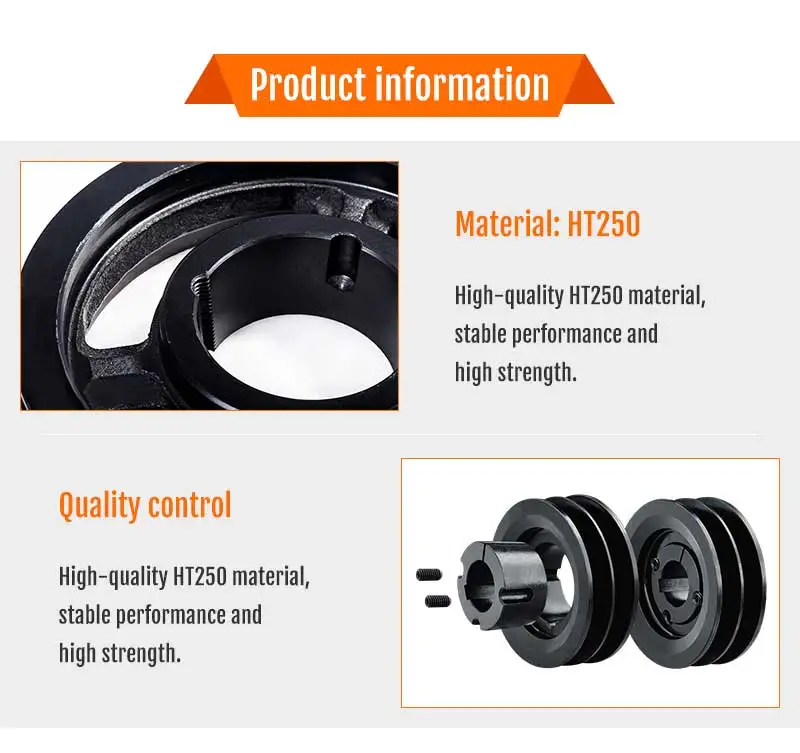 Din 2211 Spa Spb Spc Multi Groove Big Size Cast Iron V Belt Pulley For Power Transmission ...