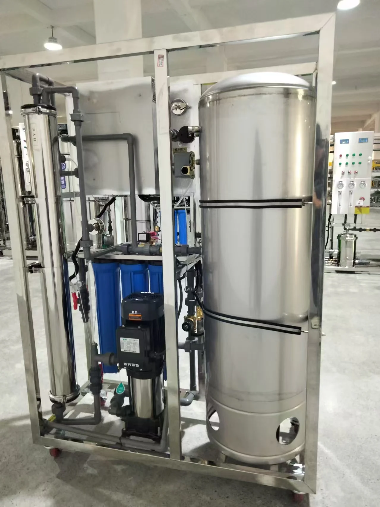 Small Commercial Tap Water Purification Equipment 0.5 Ton Reverse ...