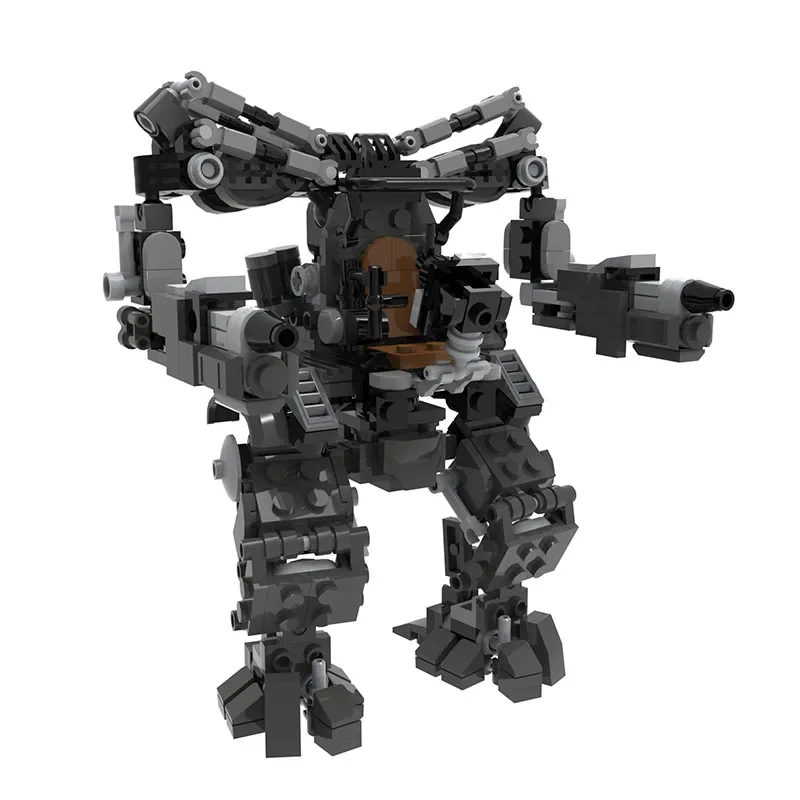 Buildmoc Black Apu Matrix Robot Building Blocks Kit The Matrixed Mecha ...