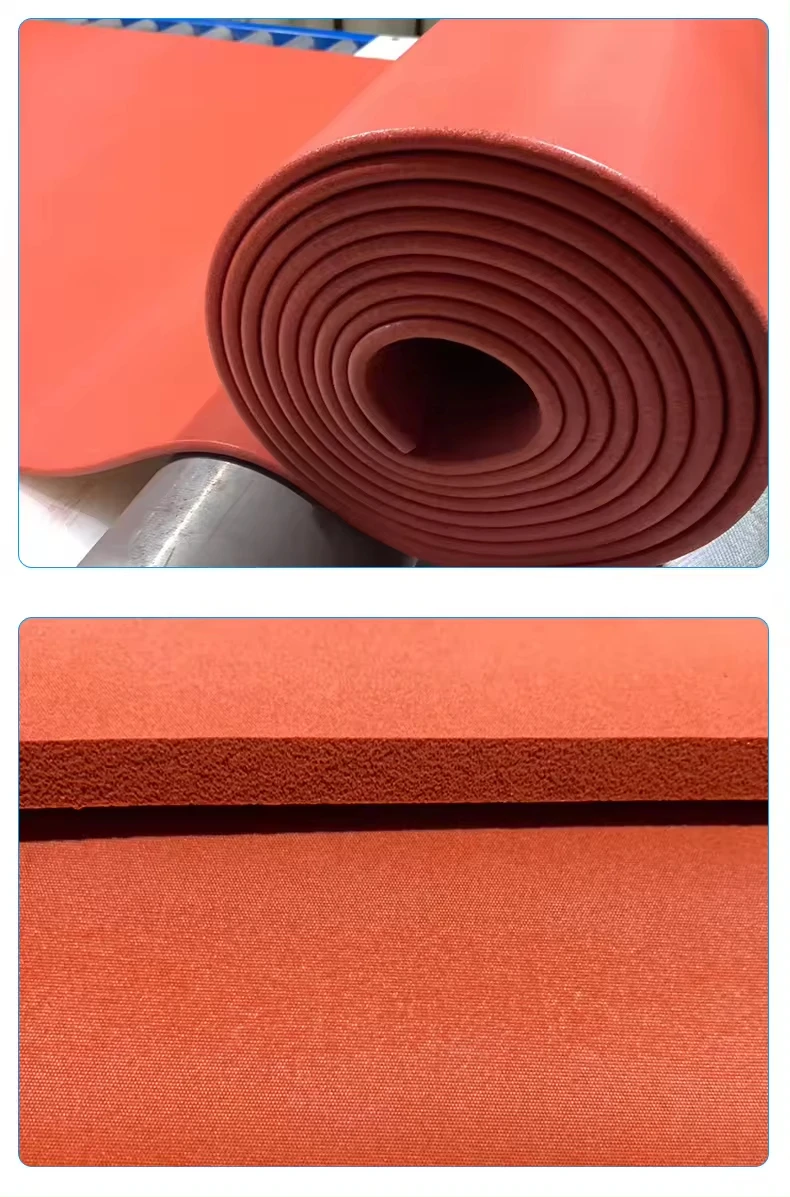 Hard Rubber Pads - High Temperature Silicone Foam Sheets