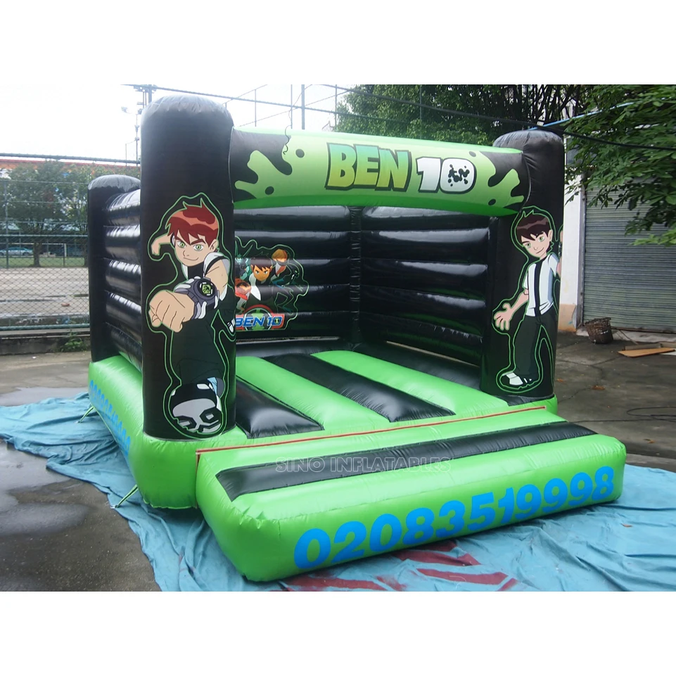 Indoor Small Kids Ben10 Bouncy Castle Made of Lead Free Pvc Tarpaulin ...