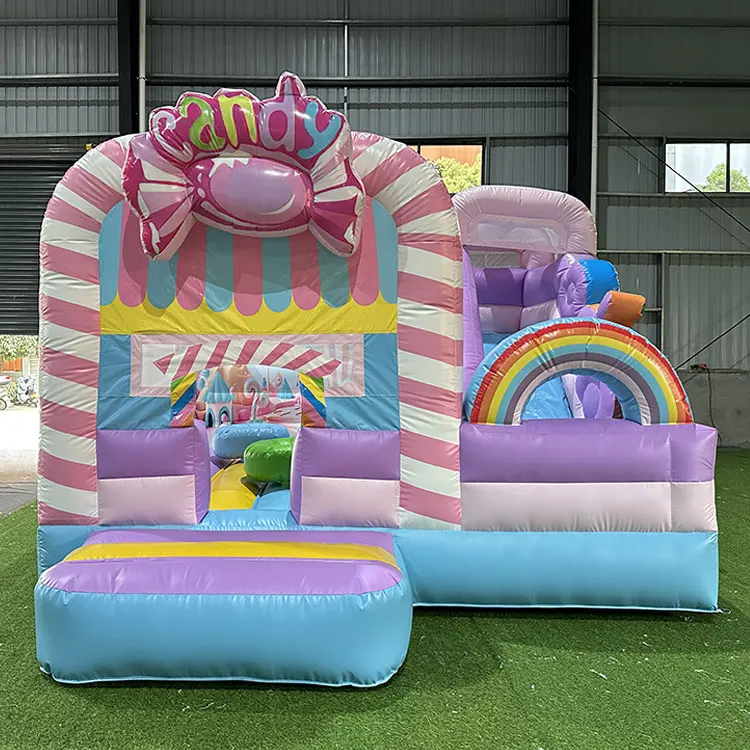 Candy Chateau Gonflable Castillos Inflables Para Fiestas Dmuchana ...